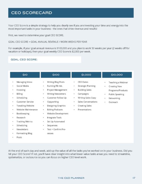 The CEO Planner - The CEO Collective