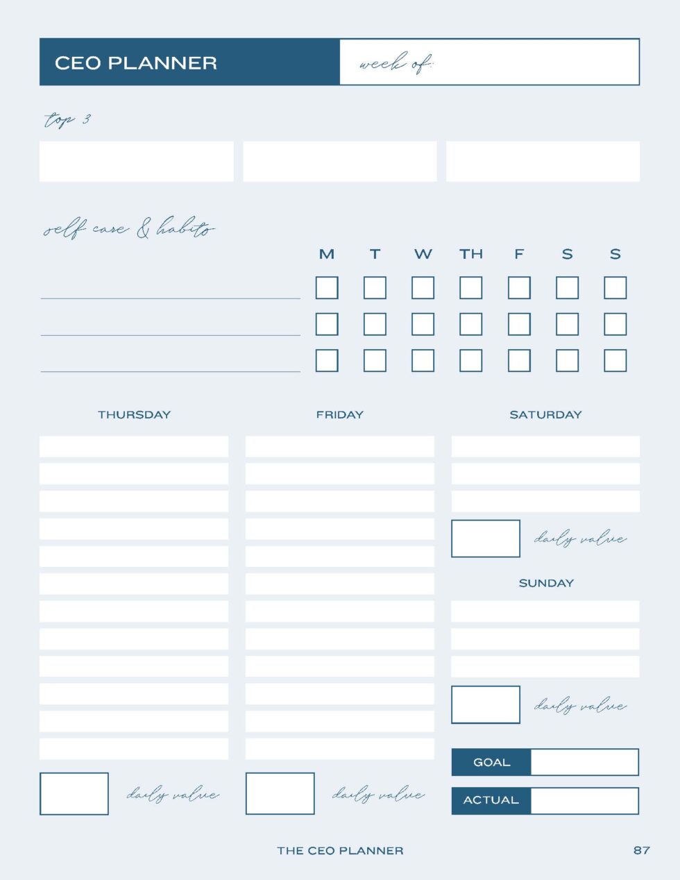 The CEO Planner - The CEO Collective